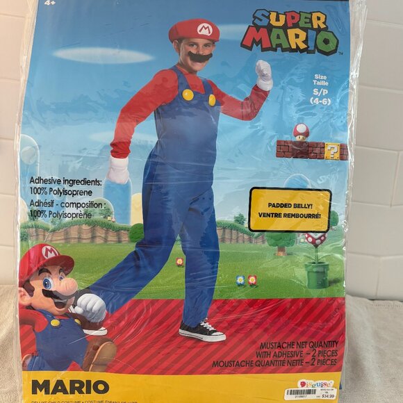 Costumes | Super Mario Halloween Costume Small Size 46 | Poshmark